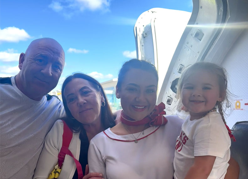 Jet2.com Cabin Crew member surprises three-year-old daughter and ...